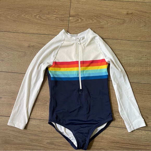 Hanna Andersson | Swim | Hanna Andersson White And Blue Rashguard Swim ...